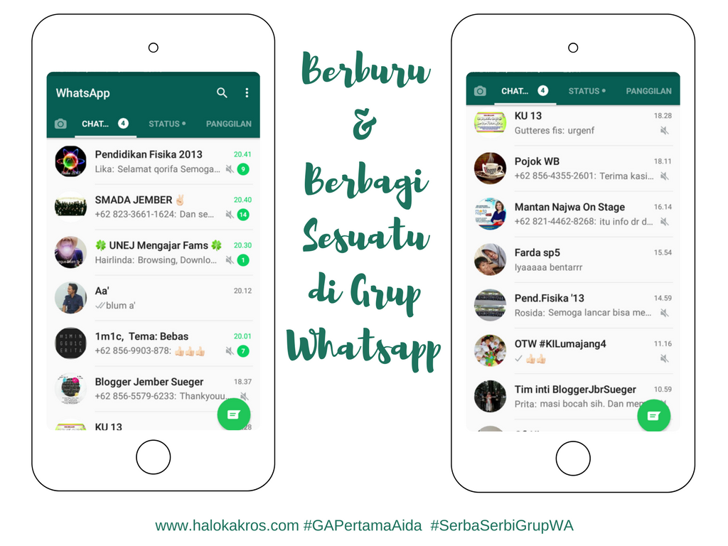 Berburu dan Berbagi Sesuatu di Grup WA