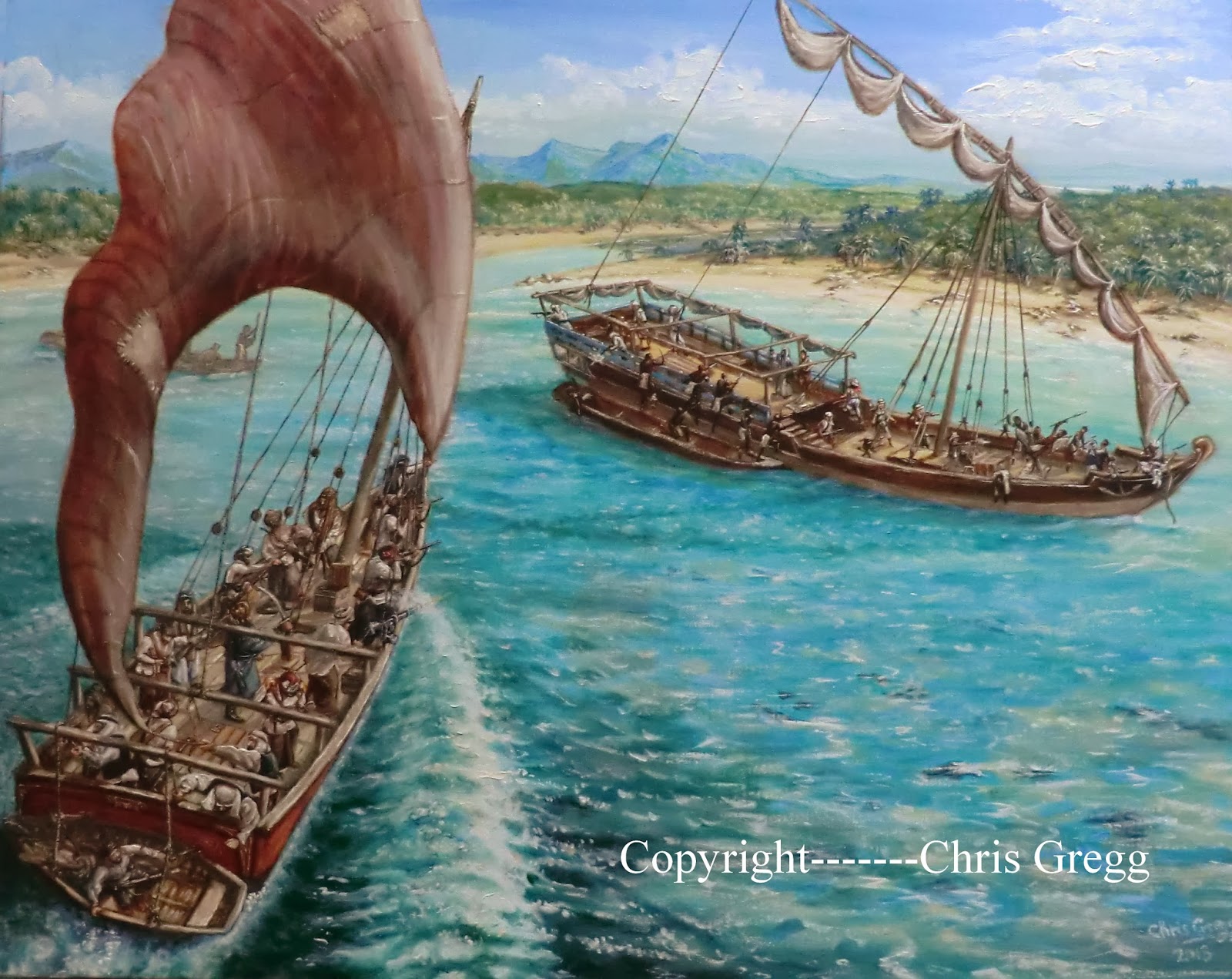 Not just old school wargaming: "The Slaver Dhow" - "Unfurling" another ...