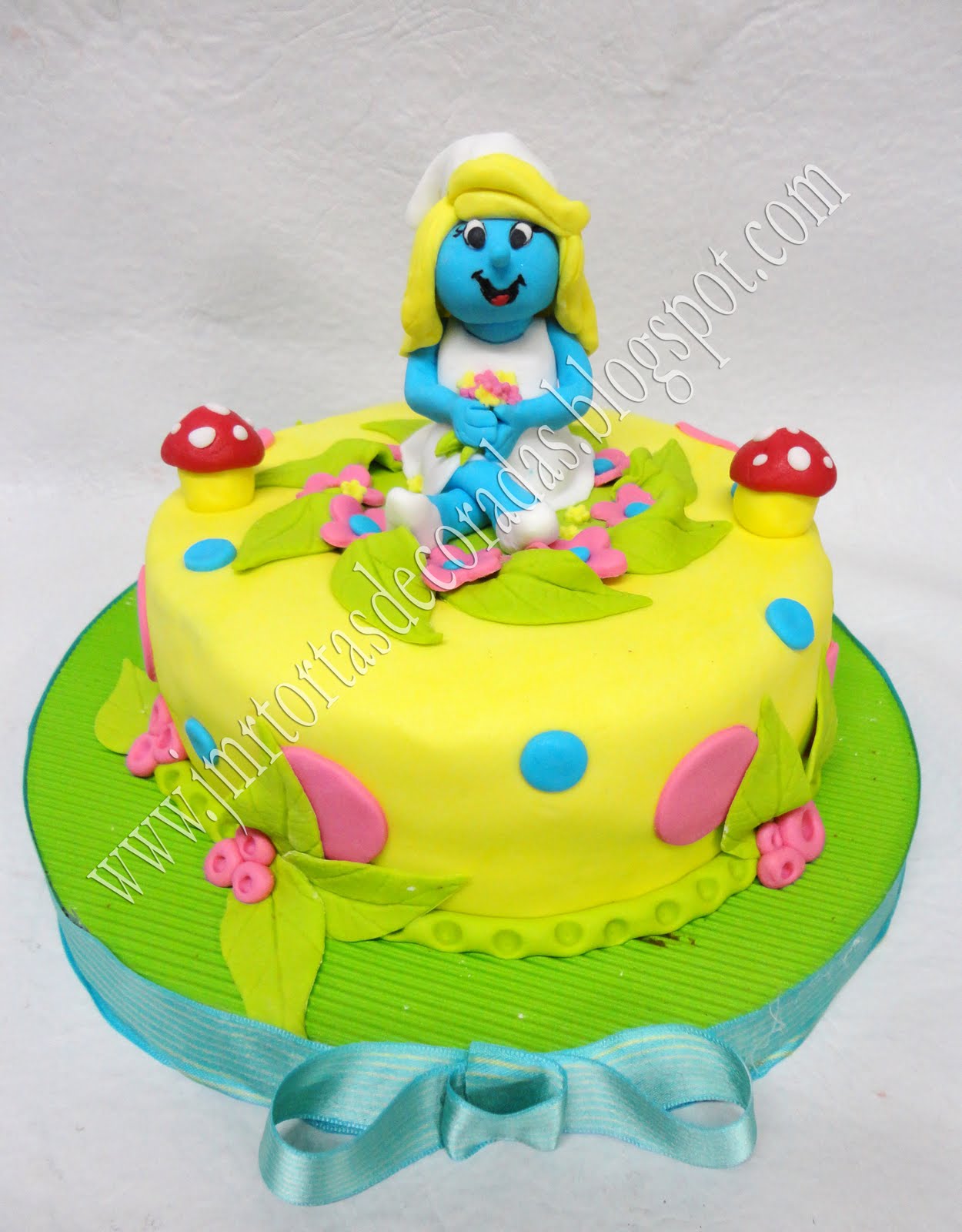 Los pitufos | JMR Tortas Decoradas