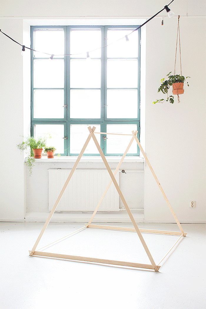 Bambula: DIY | lasten leikkiteltta