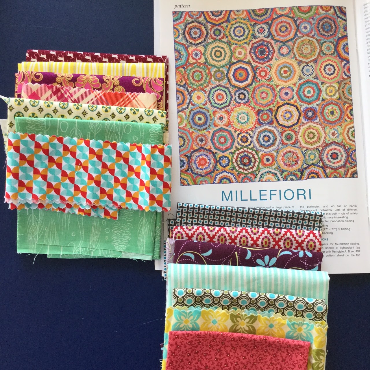 Wendy's Quilts and More: Cobweb Quilt / Millefiori