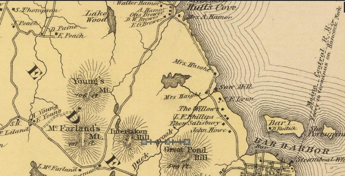 OLD MAPS OF ACADIA NATIONAL PARK: OLD MAPS COLLECTION