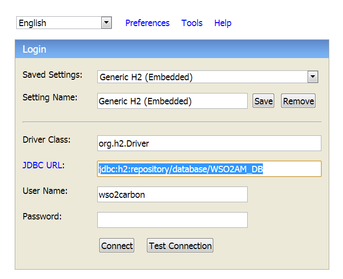 Umesha S Thoughts How To Access The H2 Database Of The Wso2 Api Manager