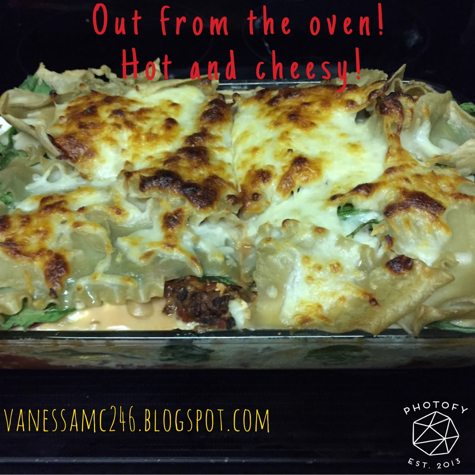 Cheesy, delicious, comforting and HEALTHY lasagna! - Vanessa.Fit