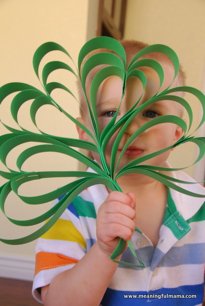 Four Leaf Clover Paper Craft - 24/7 Moms