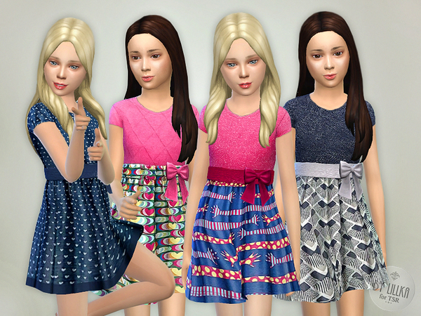 Sims 4 Life: Clothing: Designer Dresses Collection by lillka