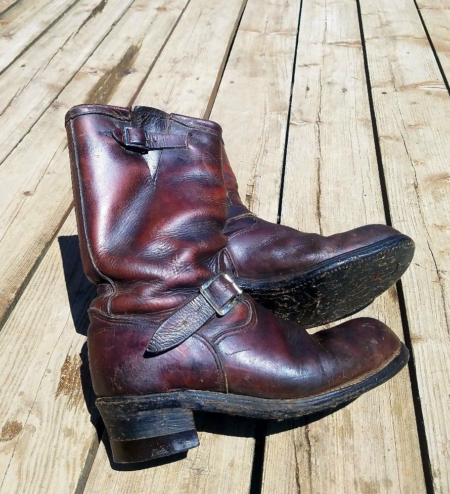 Vintage Engineer Boots: POST-1955 CHIPPEWA ENGINEER BOOTS