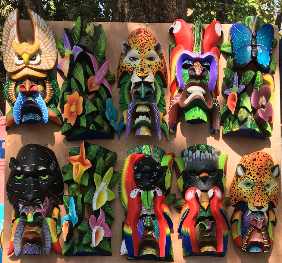 Life in the Slow Lane (The Pearl): Boruca Indian Masks