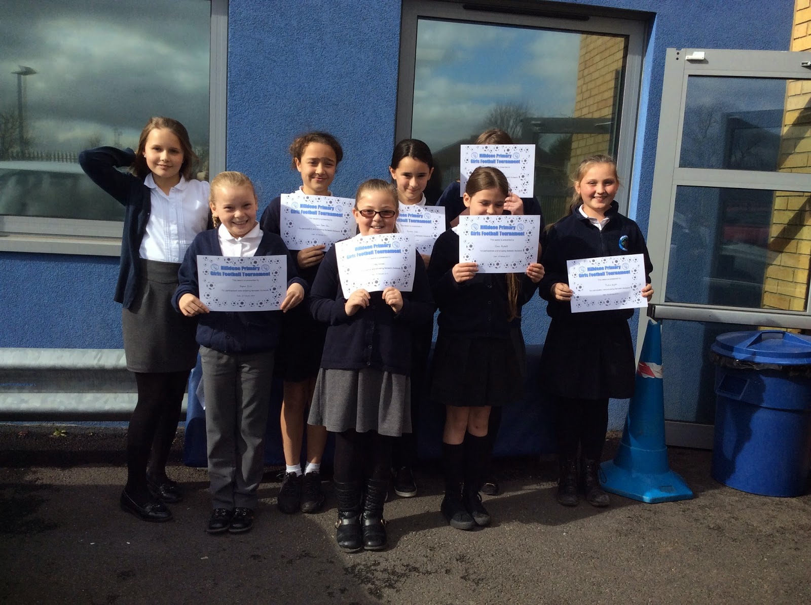 Broadford Primary: Girls' Football Team