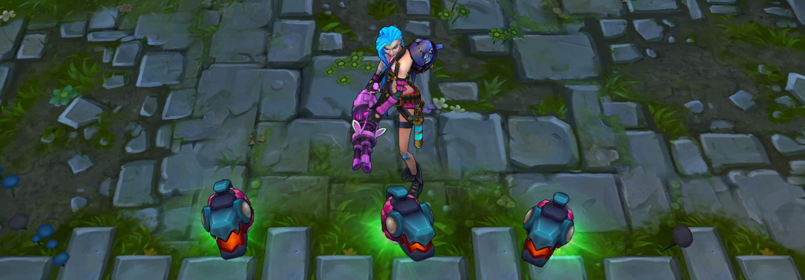 Surrender at 20: 9/27 PBE Update: Jinx's Flame Chompers particles added