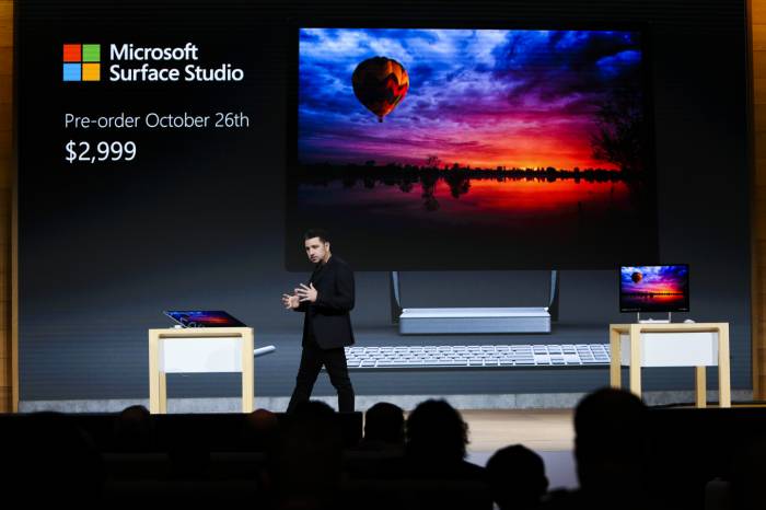 Llega Surface Studio de Microsoft para competir con iMac