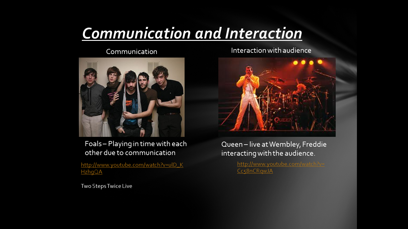 6 - Working And Developing As A Music Ensemble: LO1 - Understand The ...