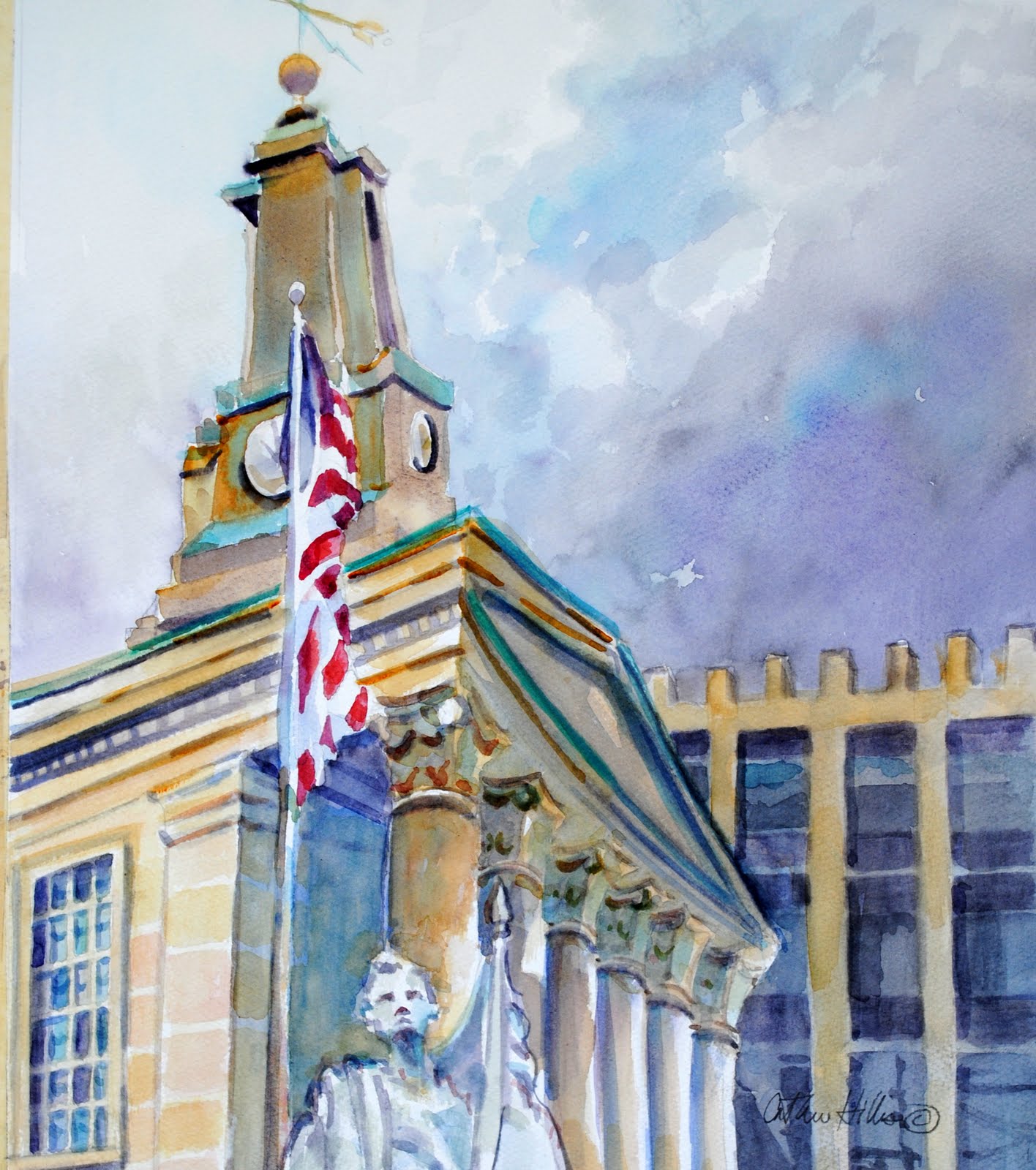 Catherine Hillis: Artist in Motion: "Old Glory" in West Chester, PA