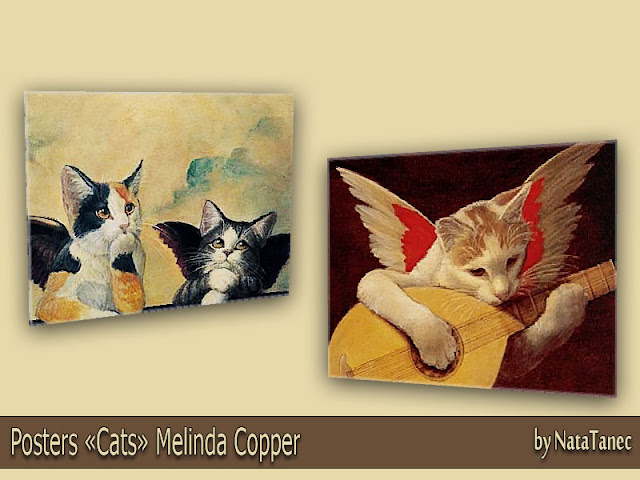 Corporation "SimsStroy": The Sims 3. Posters "Cats" Melinda Copper.