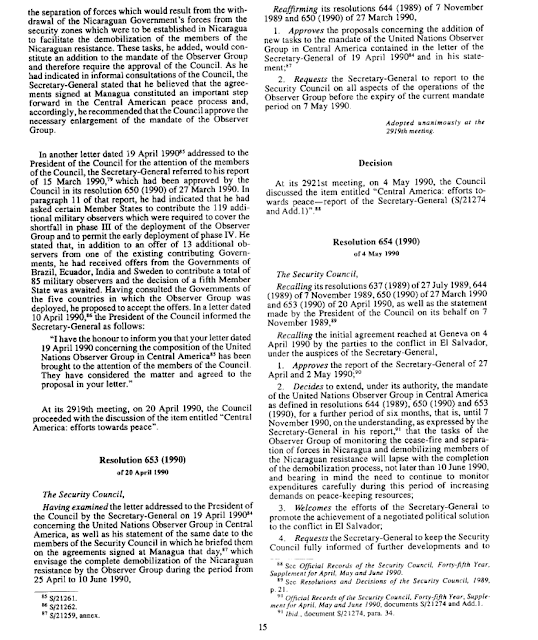 United Nations Observer Group in Central America ONUCA