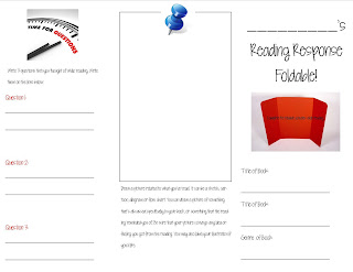 The Organized Chaos Of Instruction: Reading Response Foldable