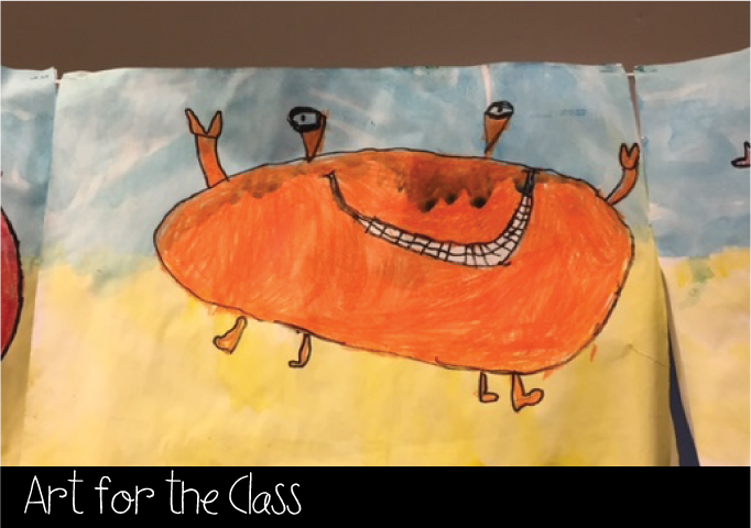 Crab Classroom Art Project | Art for the Class