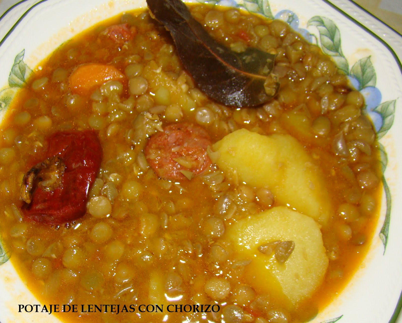 COCINA CON CATALINA: Lentejas en potaje. Receta de mi abuela