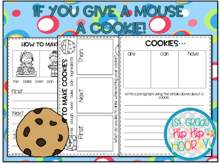 1st Grade Hip Hip Hooray!: If You Give a Mouse a Cookie