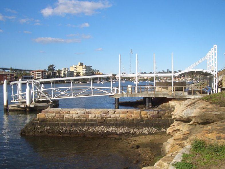 Sydney - City and Suburbs: Chiswick, ferry wharf