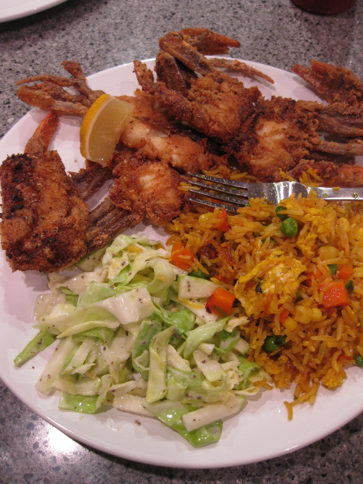 Dinner at Christina's: Softshell Crabs