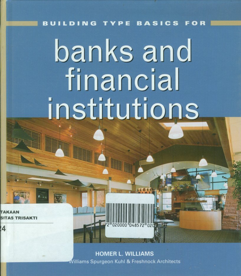 Pustaka Buku: Building type basics for banks and financial institutions