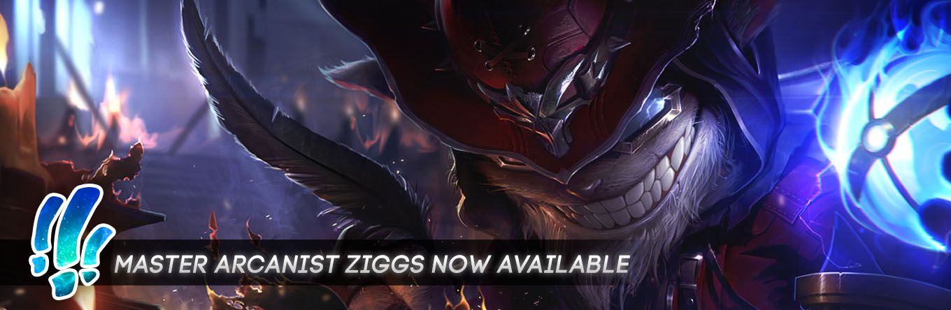 Surrender at 20: Master Arcanist Ziggs now available