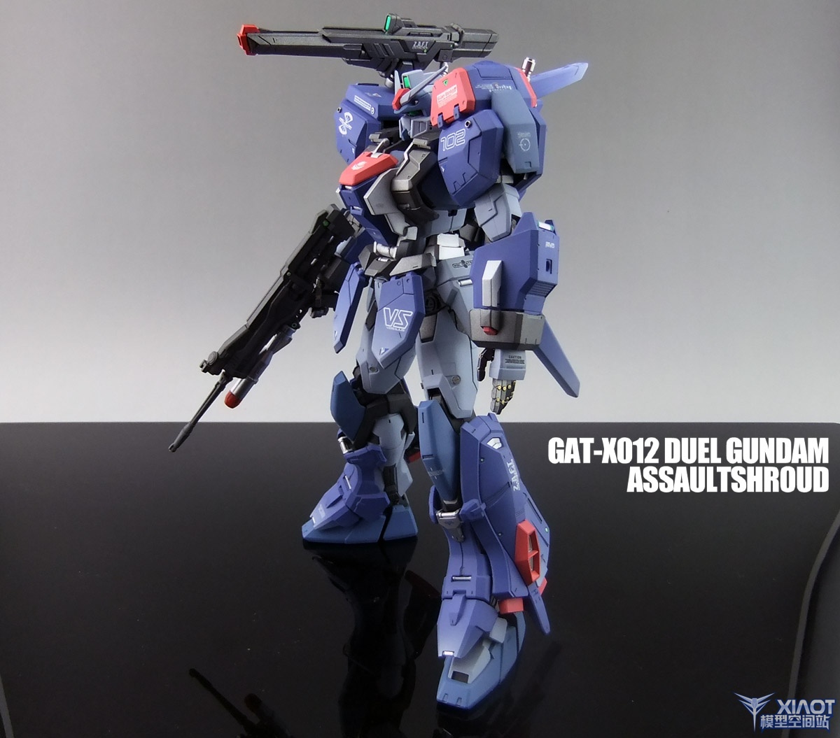GUNDAM GUY: MG 1/100 GAT-X102 Duel Gundam Assaultshroud - Painted Build