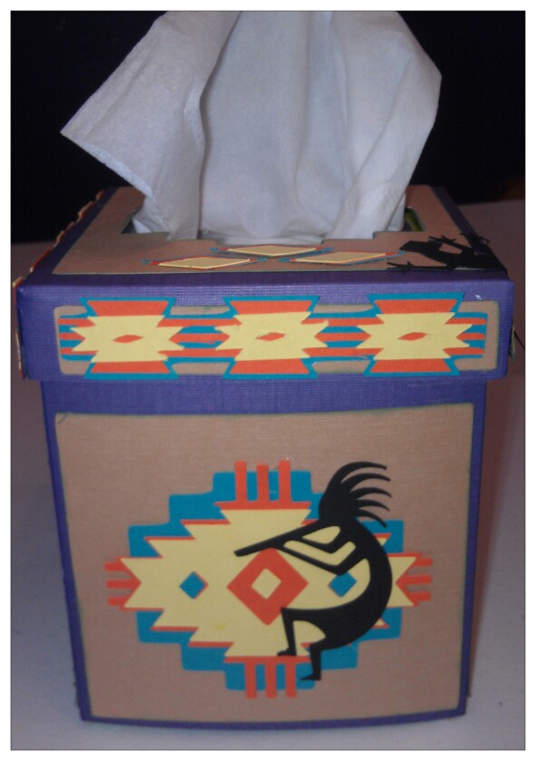 Cricut FANatics crafting is our passion: Southwest Tissue Box