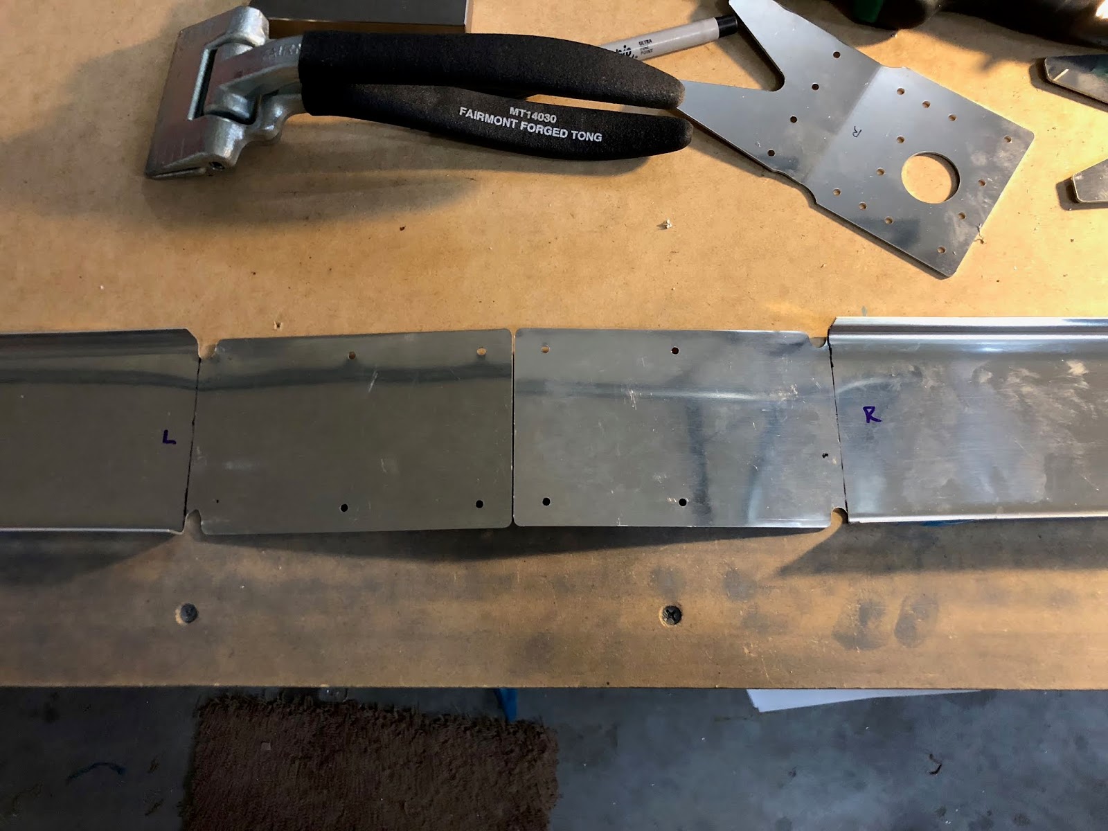 Just Another RV-7 Build: Working on HS front spars, trimming spar ...