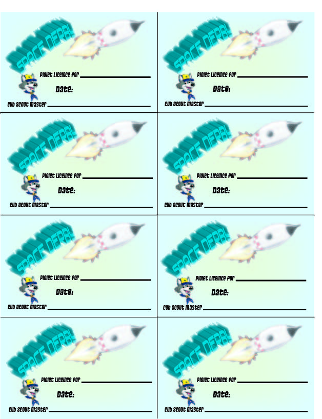 Serving Others As We Go: Cub Scout Space Derby