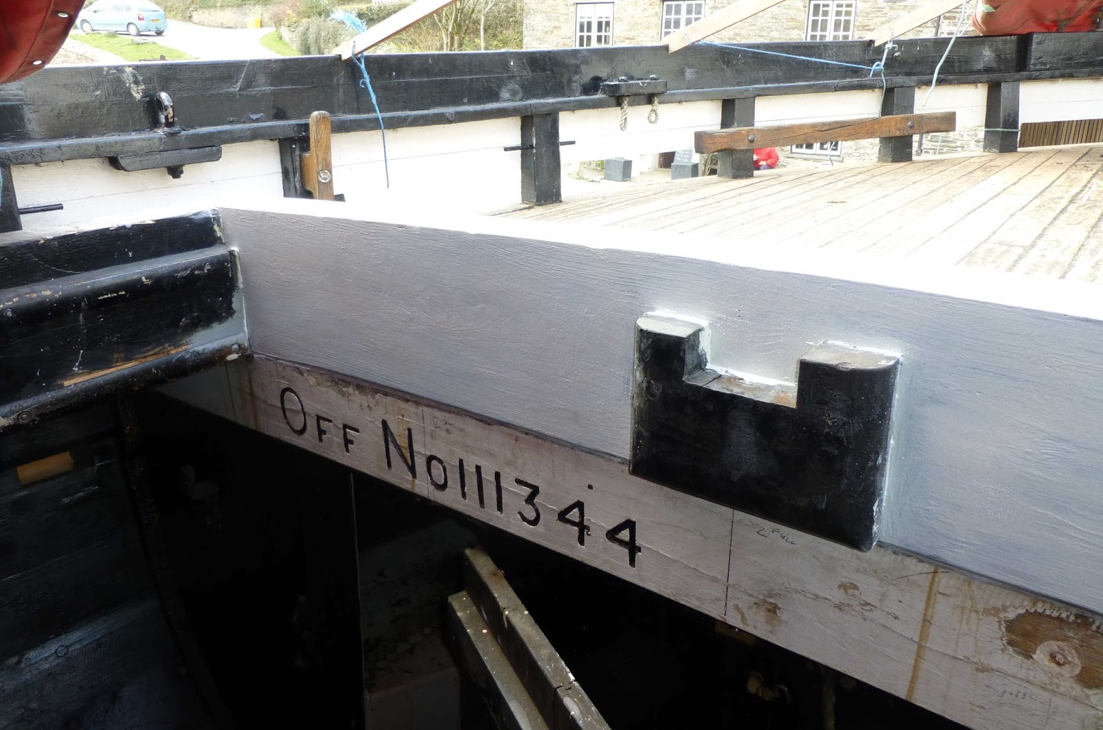 Shamrock (A Tamar Sailing Barge): Cargo Hatch