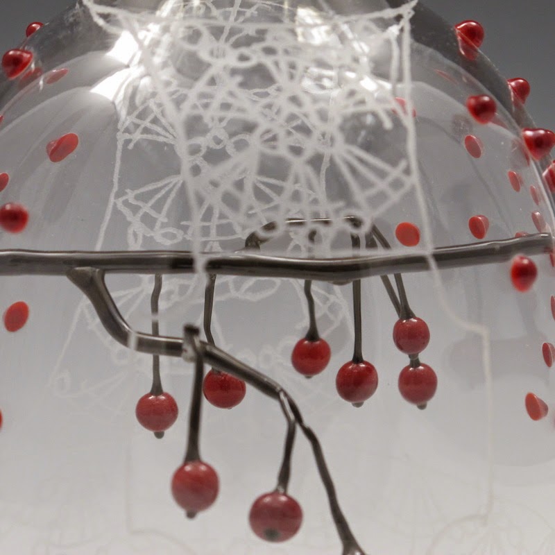 Simply Creative: Bell Jar Glass Sculpture by Kit Paulson