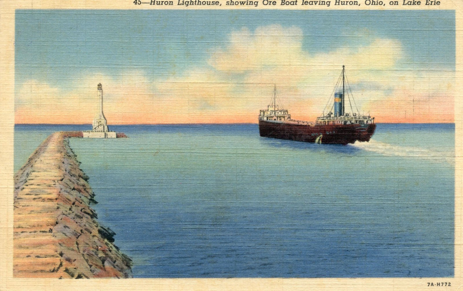 Brady's Bunch of Lorain County Nostalgia: Huron Harbor Lighthouse