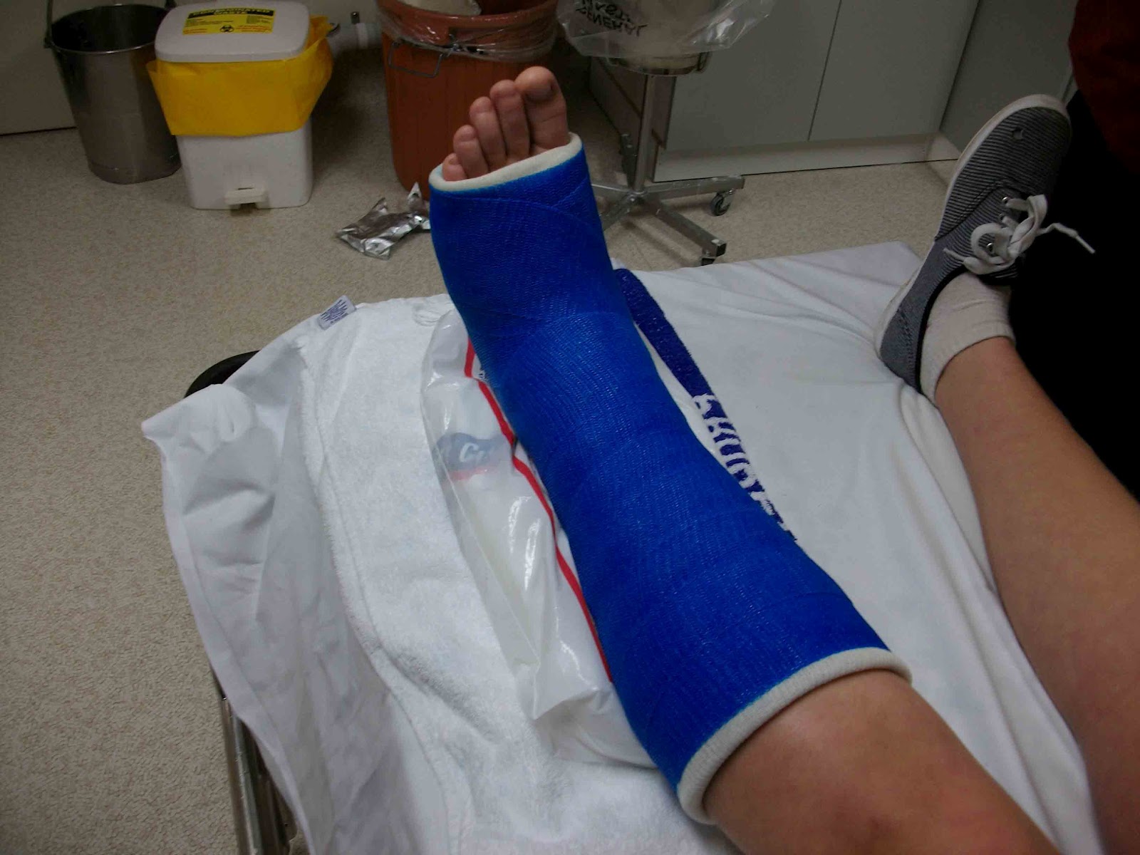 Kara fractured her Leg... - Neat and Crafty