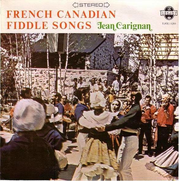 Audio Design Studio: Jean Carignan ‎– French Canadian Fiddle Songs LP ...