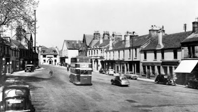 Tour Scotland: Old Photograph Common Green Street Strathaven Scotland