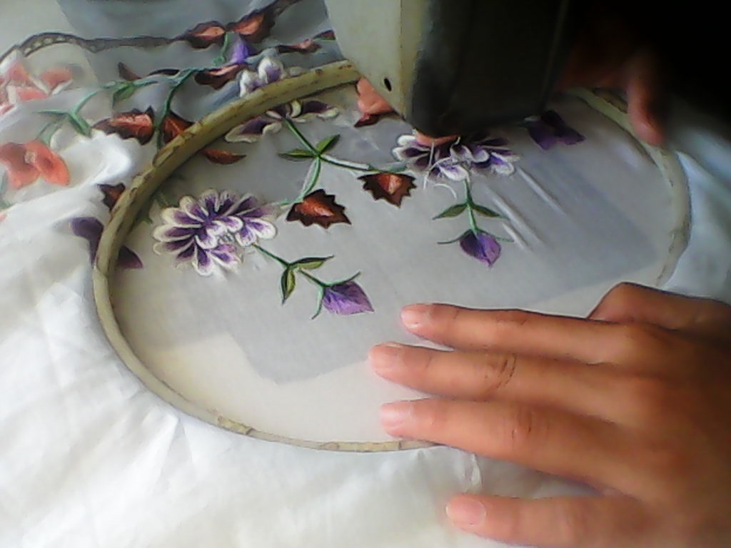 TUTORIAL/CARA MEMBUAT MUKENA BORDIR APLIKASI ORGANDI