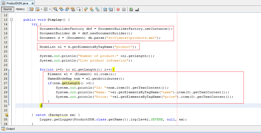 Read Xml Using Dom In Java ~ Thế Giới Giải Mã