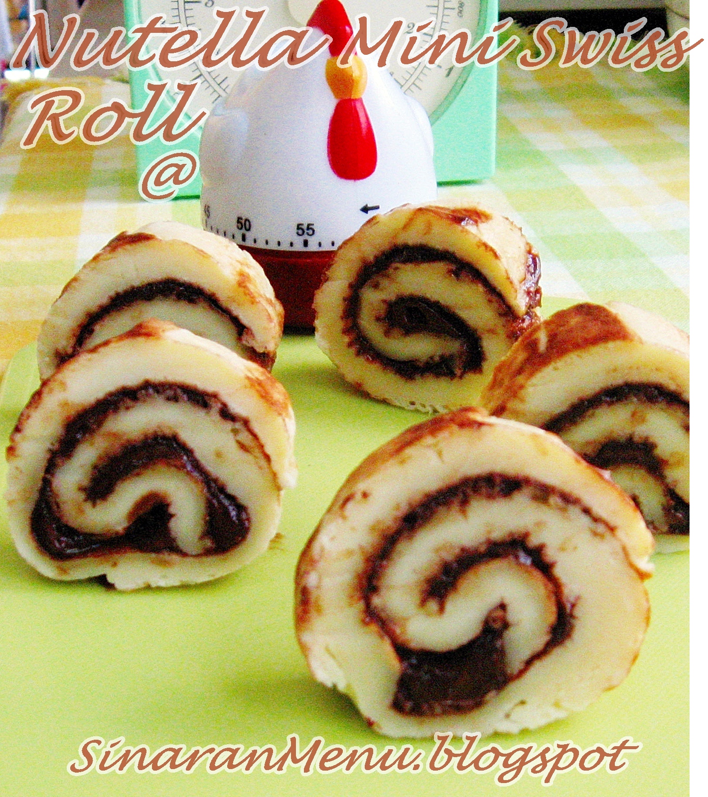 No-baked Mini Swiss Roll