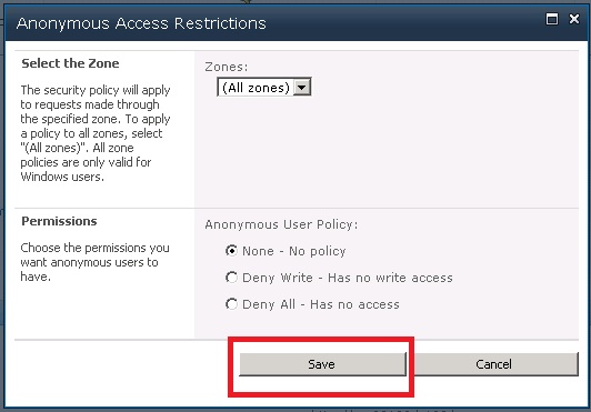 SharePoint PitStop: How to enable Anonymous Access in SharePoint 2010