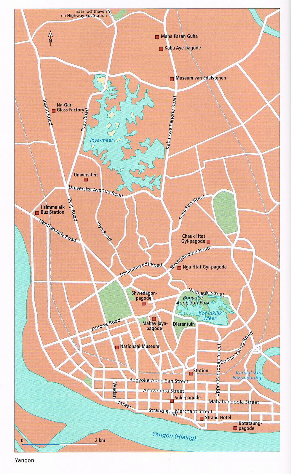 Yangon Map