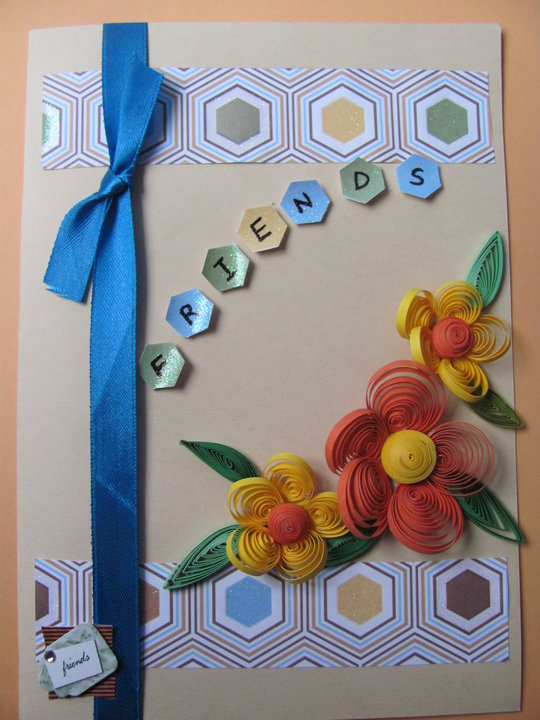 New Paper Quilling Designs of Greeting Cards - Creative Art & Craft Work