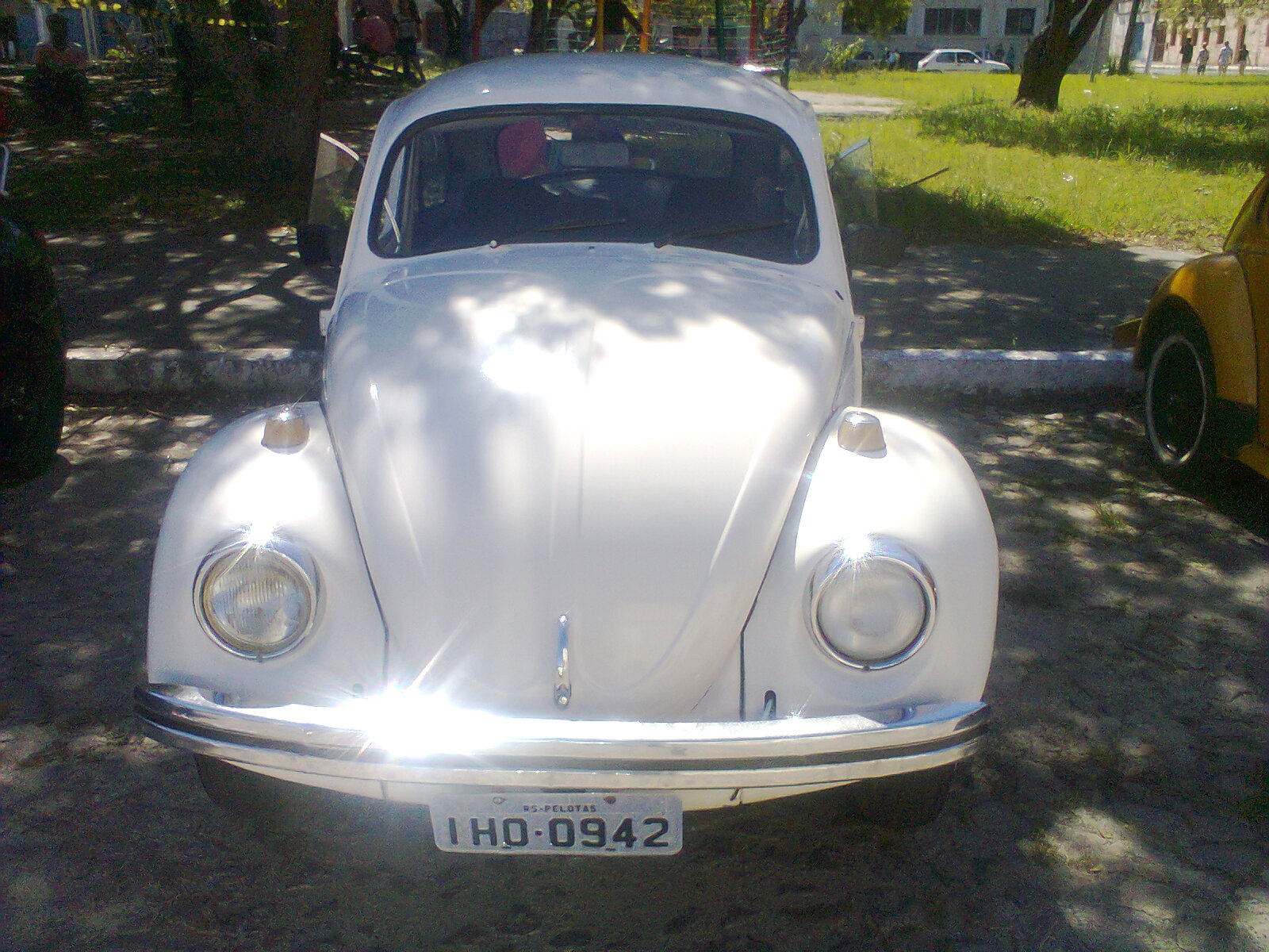 Aircooled Pelotas: Fusca branco FAFA