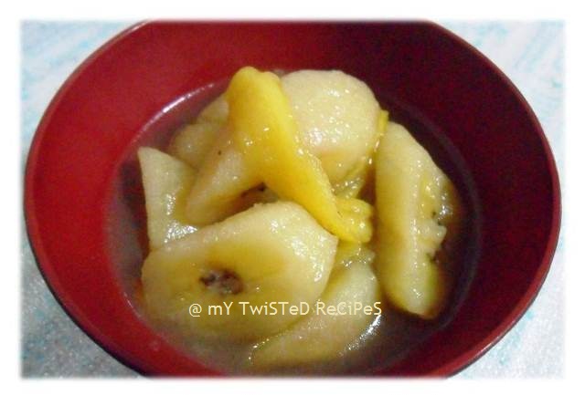 Sweetened Plantain (Saba) with Jackfruit