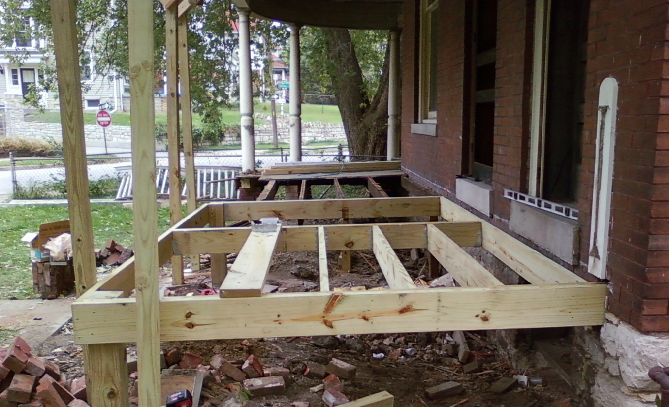 Cranky Puppy Farm: 1893 Victorian: The Porch Rebuild