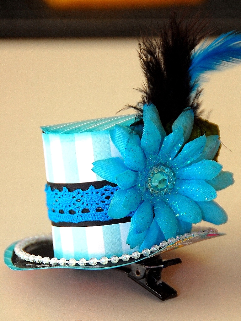 Scrapperlicious: Mini Top Hat Clips