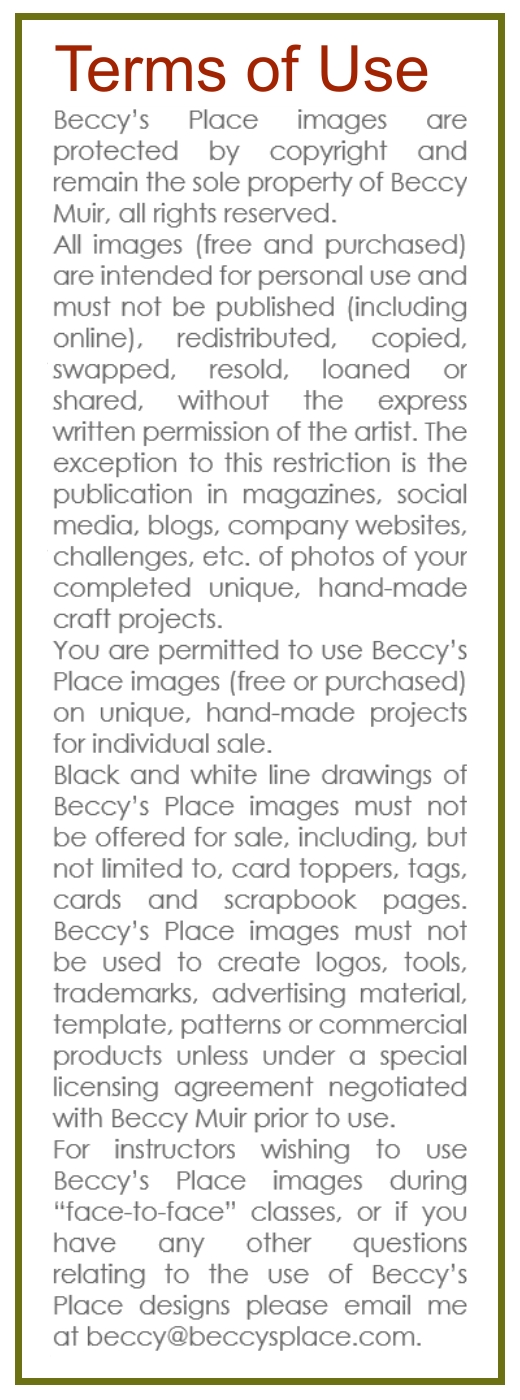 Beccy's Place: Tutorial: Never Ending Card