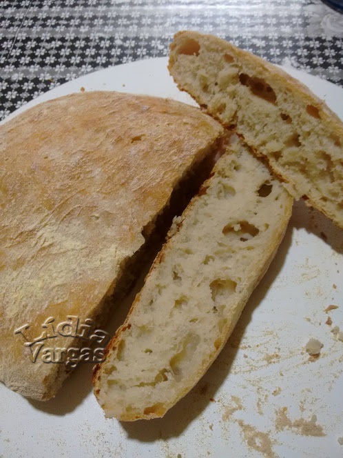 A DOCE ARTE DA LIDIA: PÃO DE PANELA DE FERRO - FICA TIPO UM PÃO RÚSTICO