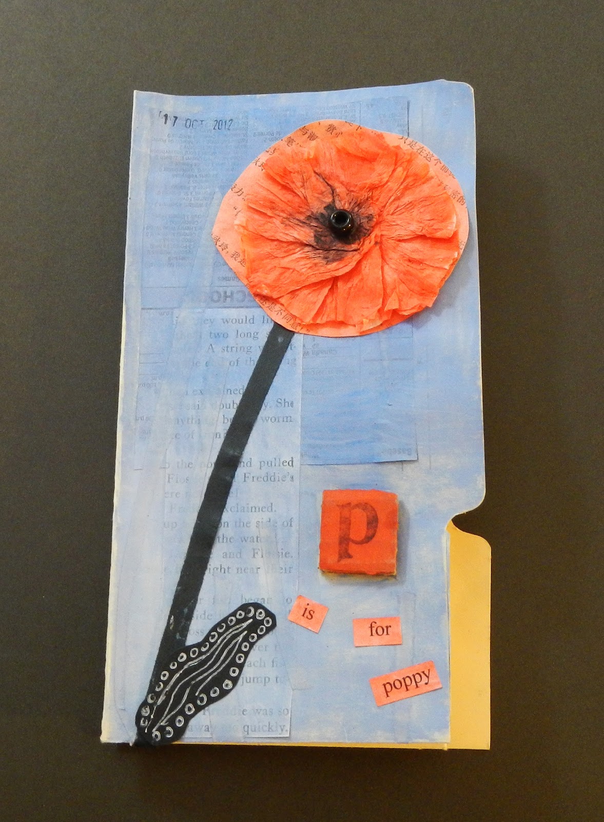 that artist woman: "P is for Poppy" Project